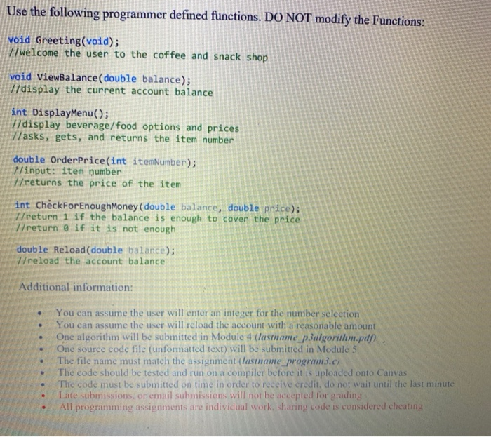 Solved Intro To Programming In C Program 3 Larger Program 4375