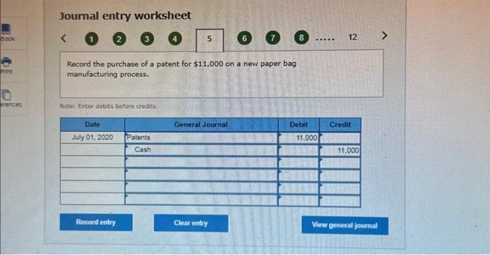 Solved Please help me answer the following journal entry | Chegg.com