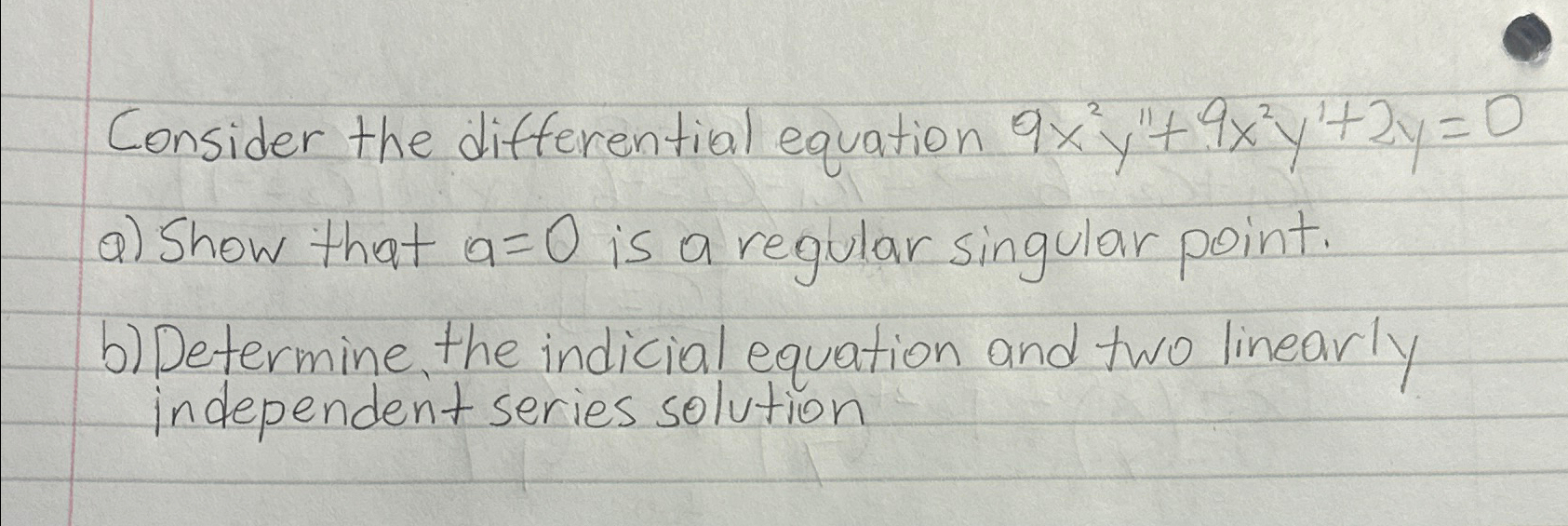 Solved Consider the differential equation | Chegg.com