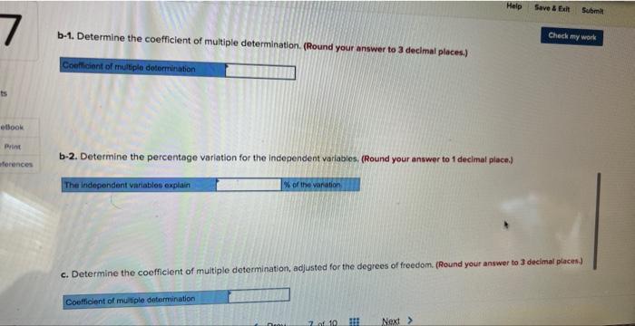 Solved Consider the ANOVA table that follows. a-1. Determine | Chegg.com