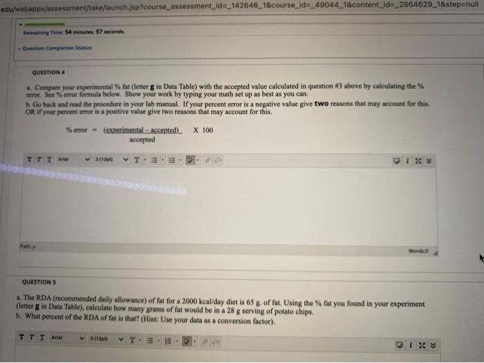 Solved estion Completion Status: QUESTION 1 Using the data | Chegg.com