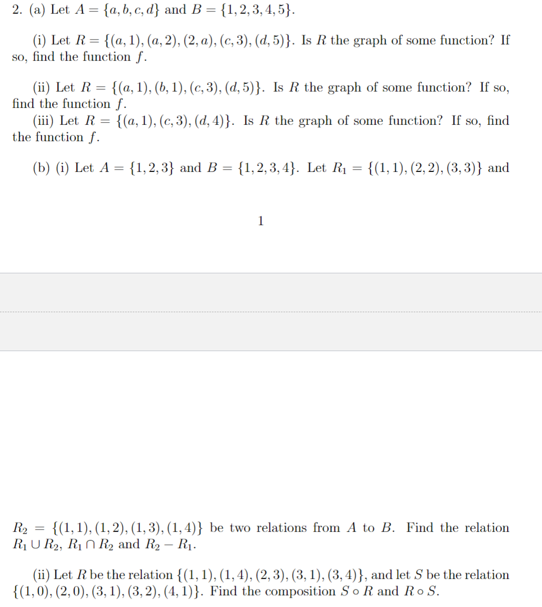 Solved Solve all of number 2 ﻿please, discrete math | Chegg.com