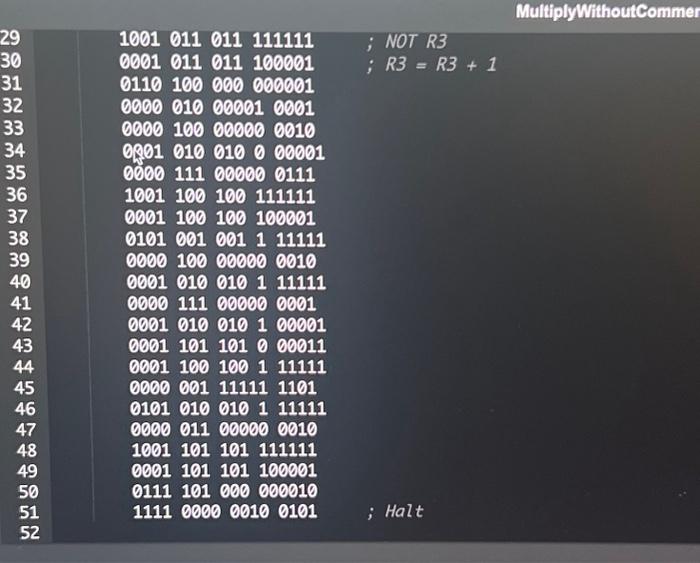 Solved 0011000000000000 ; 1110000011111111 ; | Chegg.com