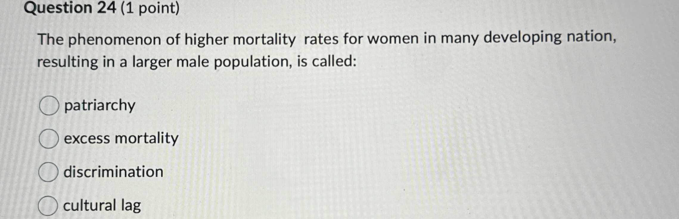 Solved Question 24 (1 ﻿point)The phenomenon of higher | Chegg.com