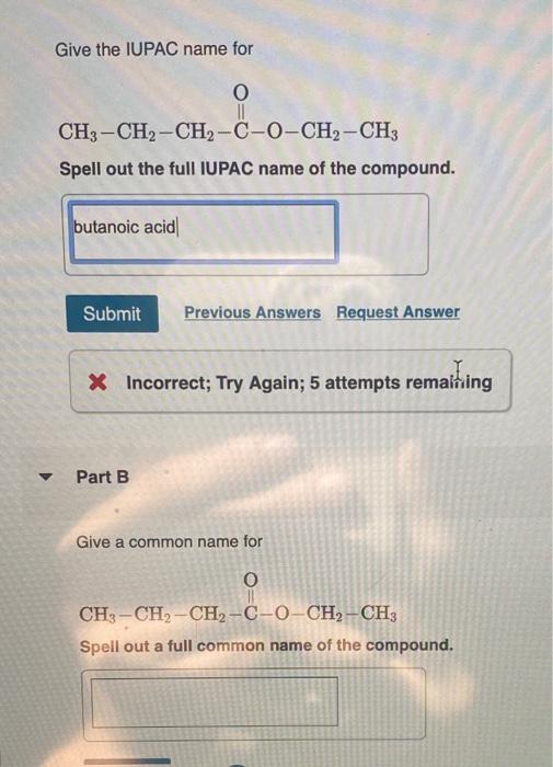 Solved Give the IUPAC name for Spell out the full IUPAC name | Chegg.com