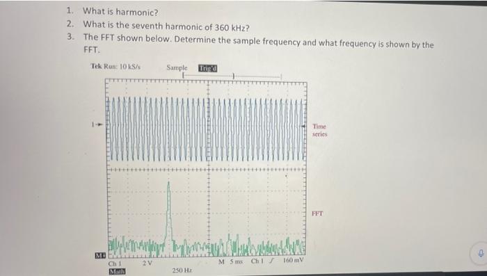 Solved 1. What is harmonic? 2. What is the seventh harmonic | Chegg.com