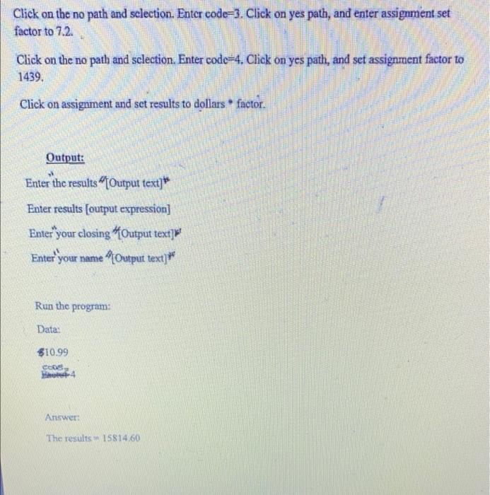 Solved Create a flowchart using the Raptor program with the | Chegg.com