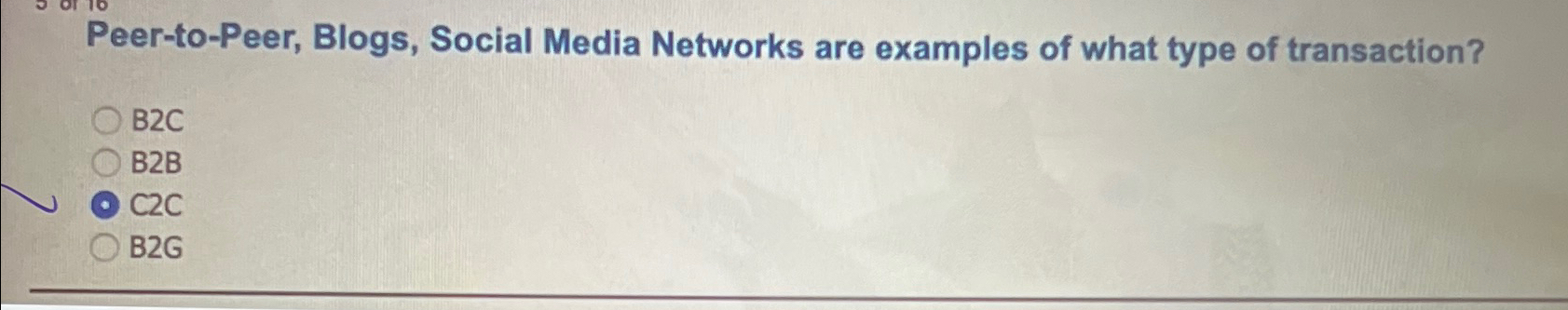 Solved Peer-to-Peer, Blogs, Social Media Networks are | Chegg.com