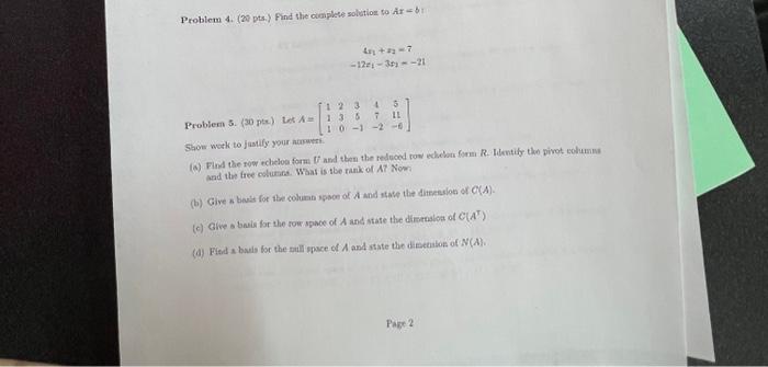 Solved Problem 4. (20pts) Find the cuaplese solution to | Chegg.com