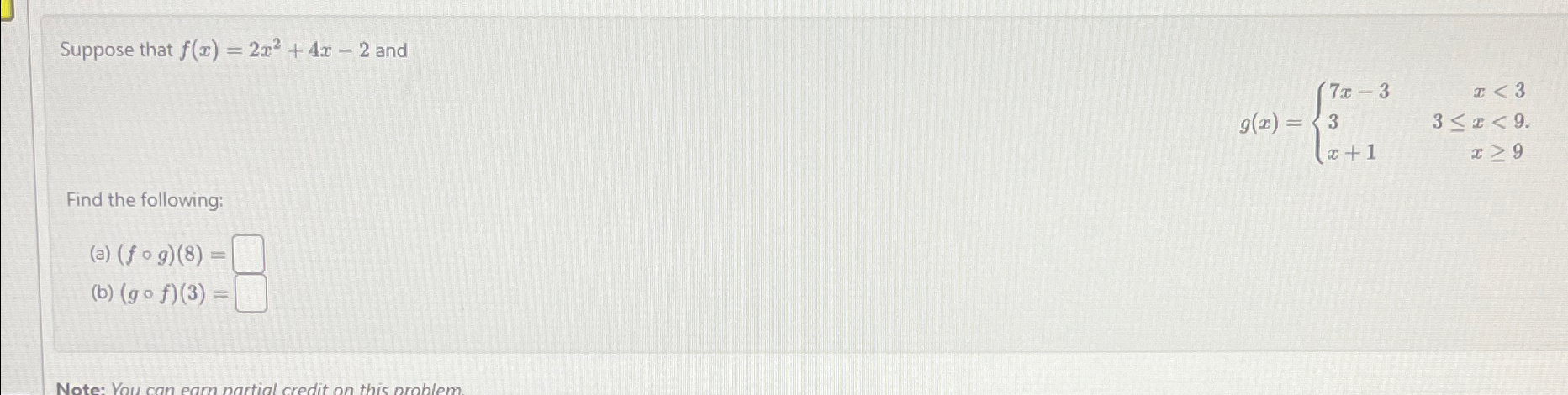 Solved Suppose that f(x)=2x2+4x-2 | Chegg.com