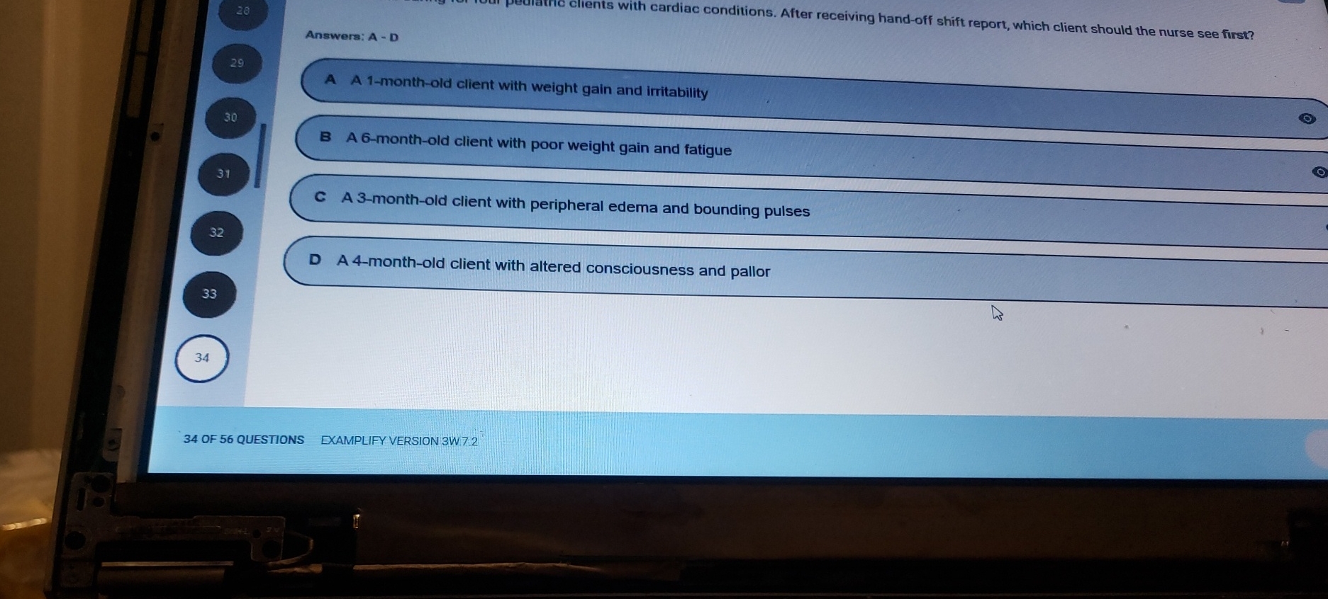 clents with cardiac conditions. After receiving | Chegg.com