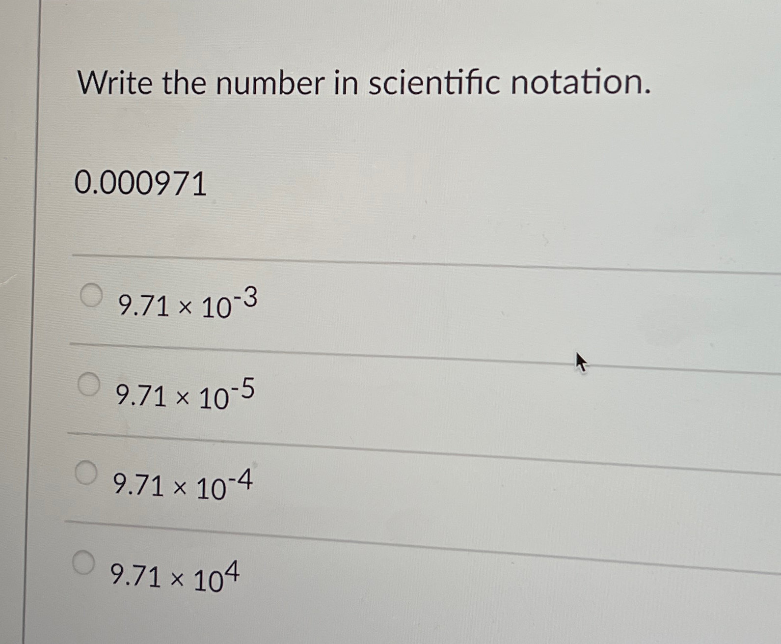 Solved Write the number in scientific | Chegg.com
