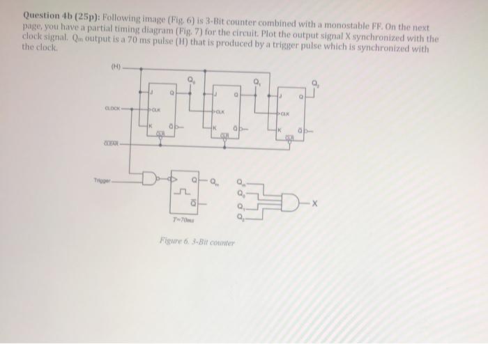 Question 46 (25p): Following image (Fig. 6) is 3-Bit | Chegg.com