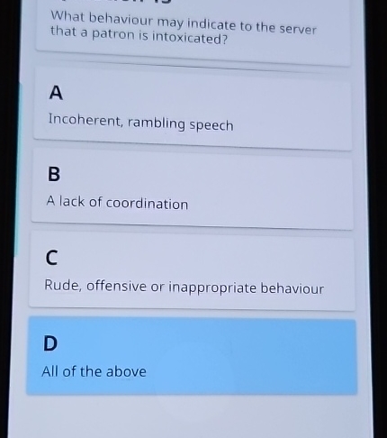 Solved What behaviour may indicate to the server that a | Chegg.com