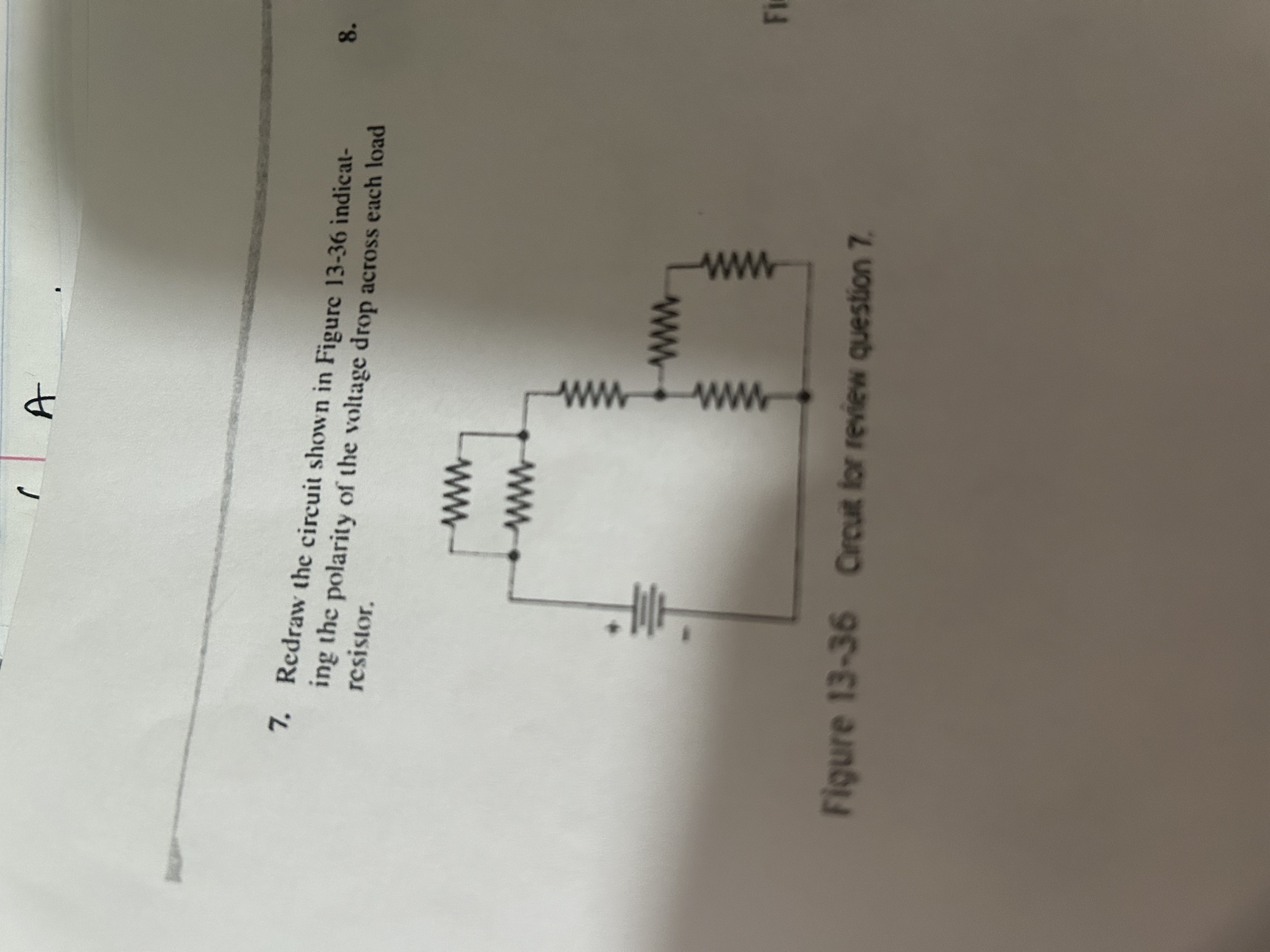 Solved How to solve Redraw the circuit shown in Figure 13-36 | Chegg.com