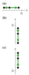 Solved: For Each Motion Diagram In The Figure, Determine T... | Chegg.com