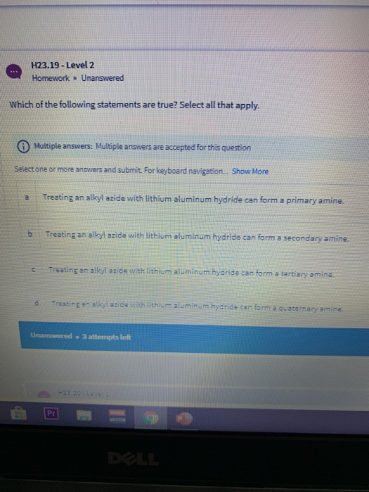 Solved H23.19 - Level 2 Homework – Unanswered Which of the | Chegg.com Solved H23.19 - Level 2 Homework – Unanswered Which of the | Chegg.com