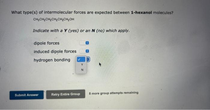 Solved Which of the following could enter into H-bonding | Chegg.com
