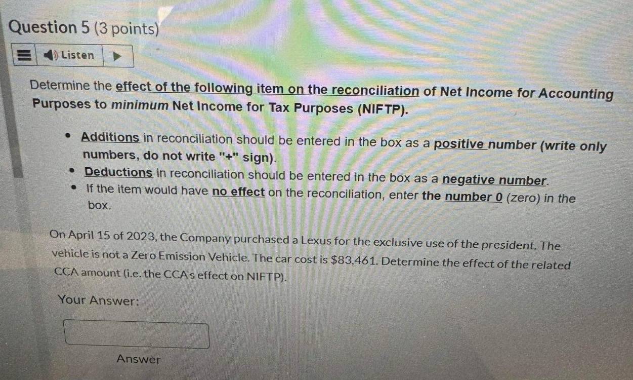 Solved Question 5 (3 ﻿points)Determine the effect of the | Chegg.com