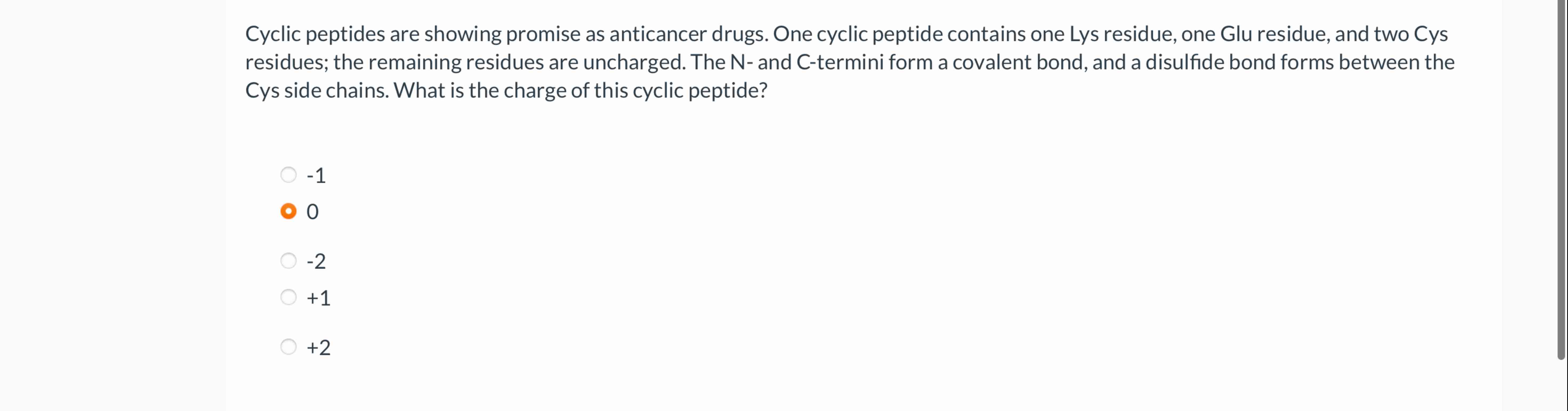 Solved Cyclic peptides are showing promise as anticancer | Chegg.com