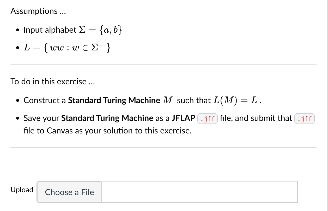 Solved Please submit a JFLAP drawing with accecpted strings | Chegg.com