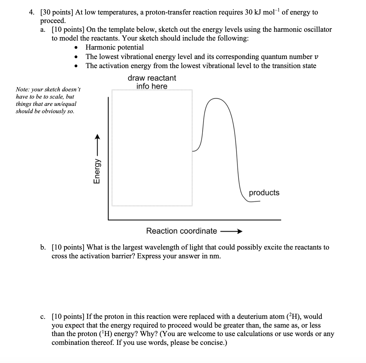 Solved 4. [ 30 ﻿points] ﻿At low temperatures, a | Chegg.com