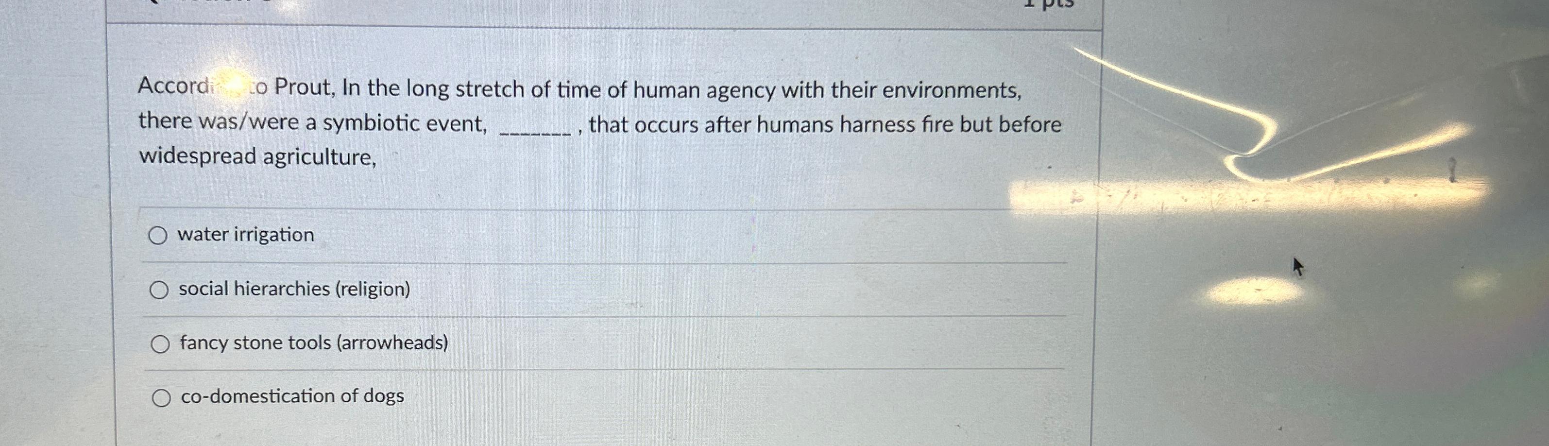 Solved Accordi : Prout, In the long stretch of time of human | Chegg.com