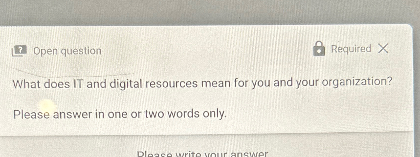 Solved Open questionRequiredWhat does IT and digital | Chegg.com