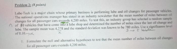 Solved Answer with explanation on when to use greater than | Chegg.com