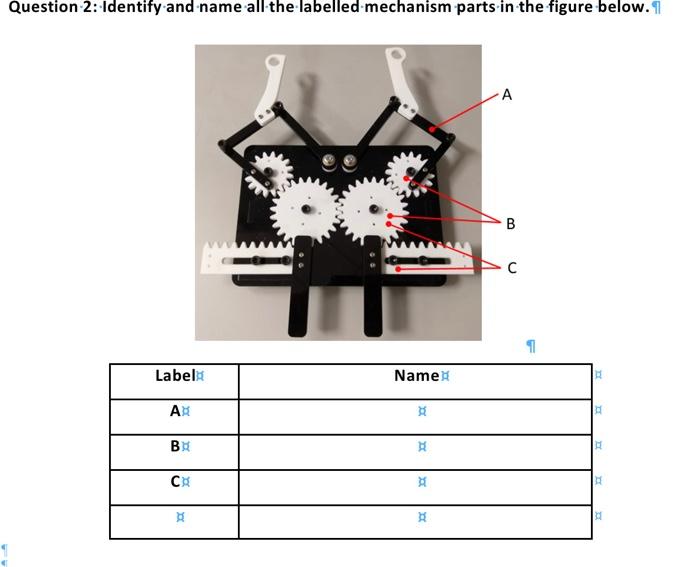 Solved Question 2: Identify and name all the labelled | Chegg.com
