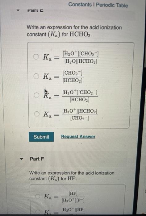 Solved Constants 1 Periodic Table rart Write an expression | Chegg.com