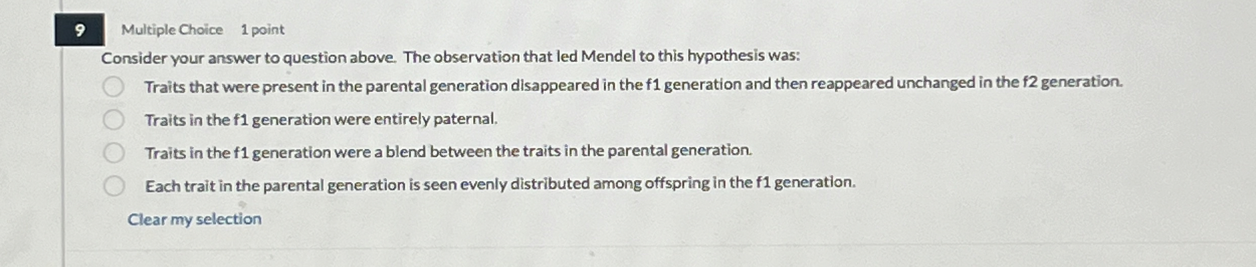 Solved 9Multiple Choice1 ﻿pointConsider your answer to | Chegg.com