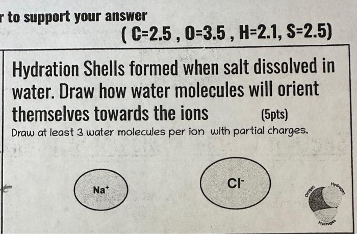 Solved r to support your answer (C=2.5,0=3.5,H=2.1,S=2.5) | Chegg.com