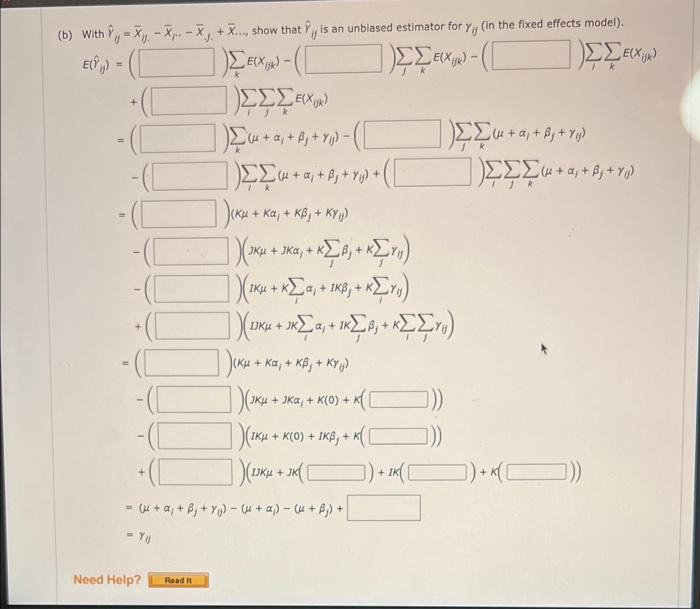 Solved Show that E(Xˉp.−Xˉ…..)=αp so that xˉr.−Xˉ….. is an | Chegg.com