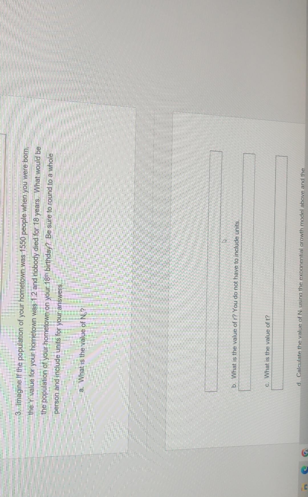 Solved Section A Population Growth Models 58 Points Chegg