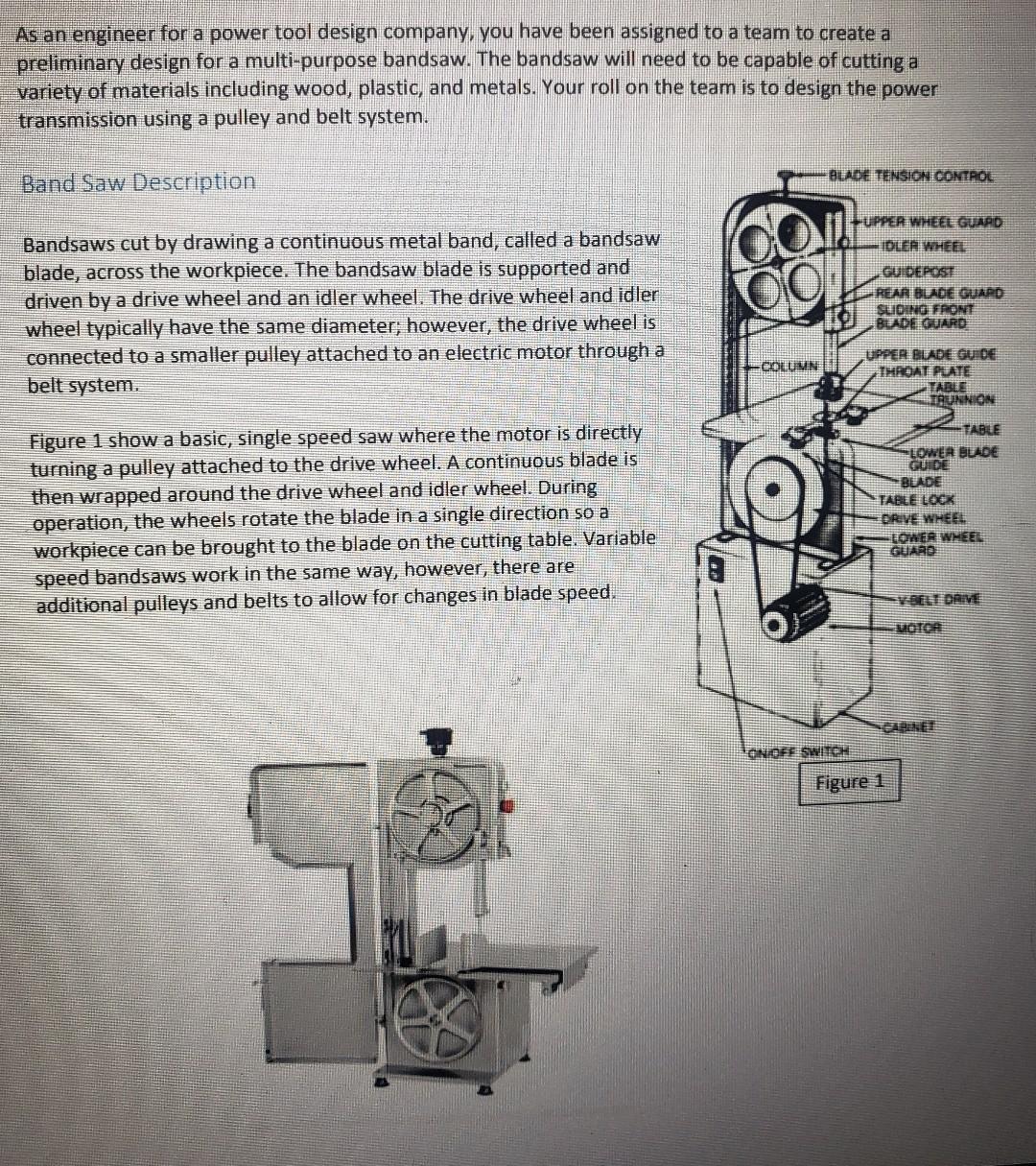 As an engineer for a power tool design company, you | Chegg.com