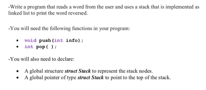 Solved -Write a program that reads a word from the user and | Chegg.com