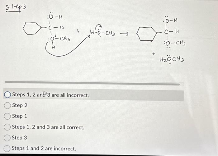 Which of the steps in the PTSA-catalyzed reaction | Chegg.com