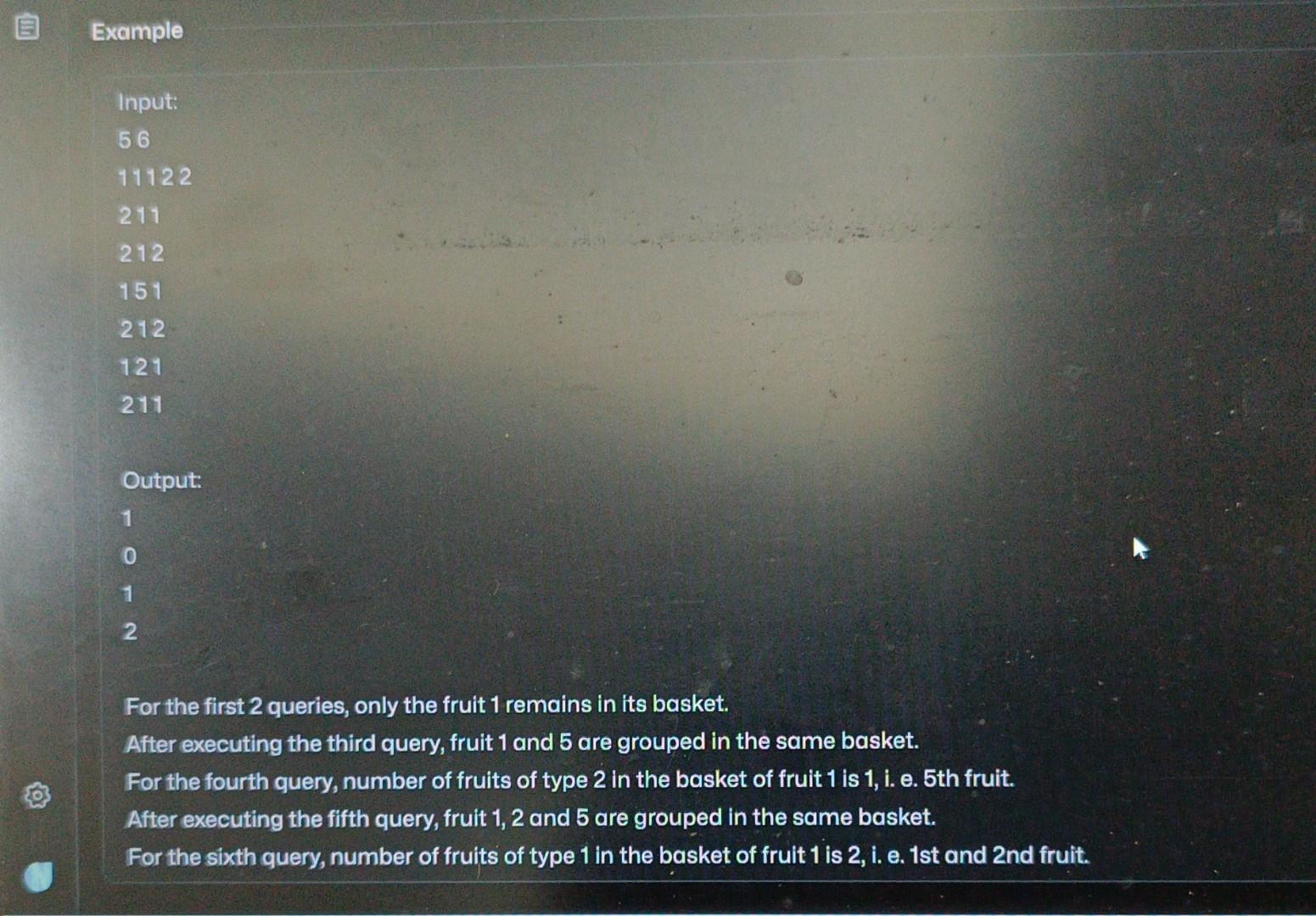 Solved The first line of the input contains two integers N | Chegg.com