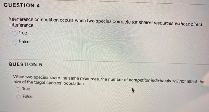 Interference Competition