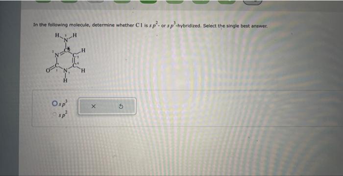 Solved In the following molecule, determine whether C1 is | Chegg.com