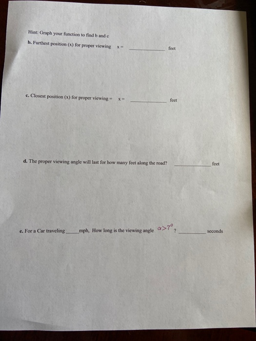 Math 1540 Trigonometry Written Assignment (Due May 1) | Chegg.com