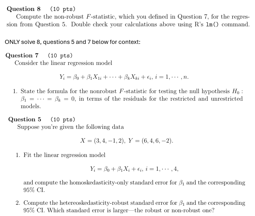 Solved Question 8 (10 pts)Compute the non-robust | Chegg.com Solved Question 8 (10 pts)Compute the non-robust | Chegg.com