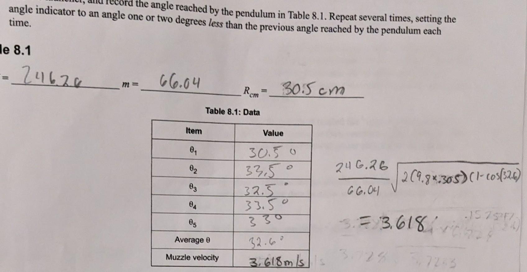 angle indicator to an angle one angle reached by the | Chegg.com