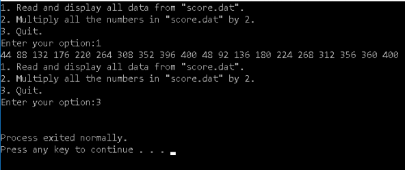 Solved use C language Your program will read the file | Chegg.com