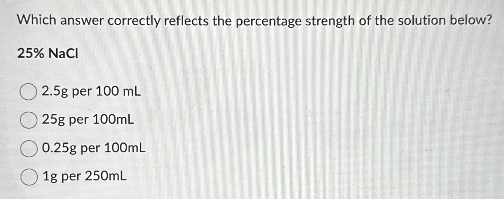 Solved Which answer correctly reflects the percentage | Chegg.com