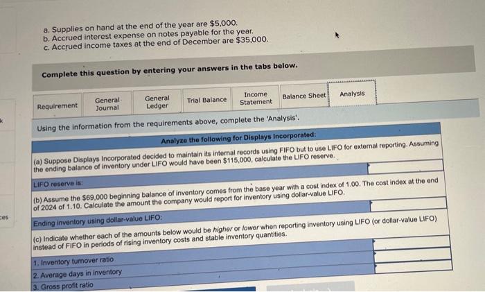 Solved Exercise 8-30 (Algo) General ledger exercise; | Chegg.com