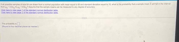 Solved If at posvble samples of wze 54 are drown from a | Chegg.com