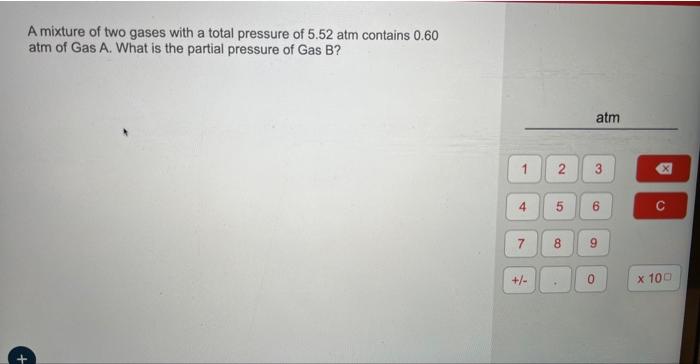 Solved Consider the gaseous reaction shown below. How many | Chegg.com