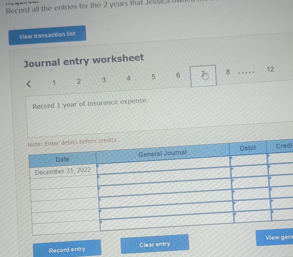 Solved Journal entry worksheet 1 4 Record repairs for truck. | Chegg.com